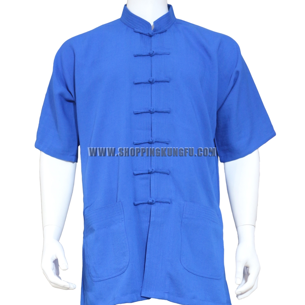 Shortsleeves kung fu tai chi jacket martial arts wing chun coat
